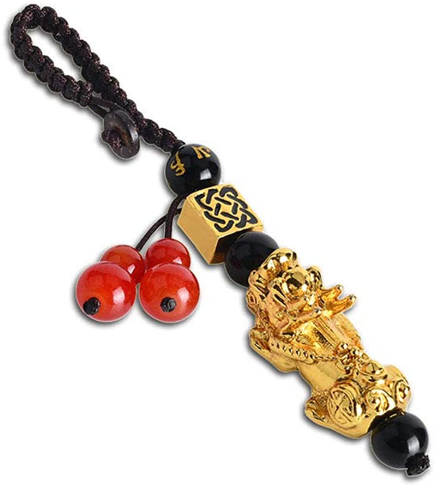 Feng Shui Lucky Nafu Wealth Bracelet Pi Xiu Pi Yao Black Beads Obsidian ...