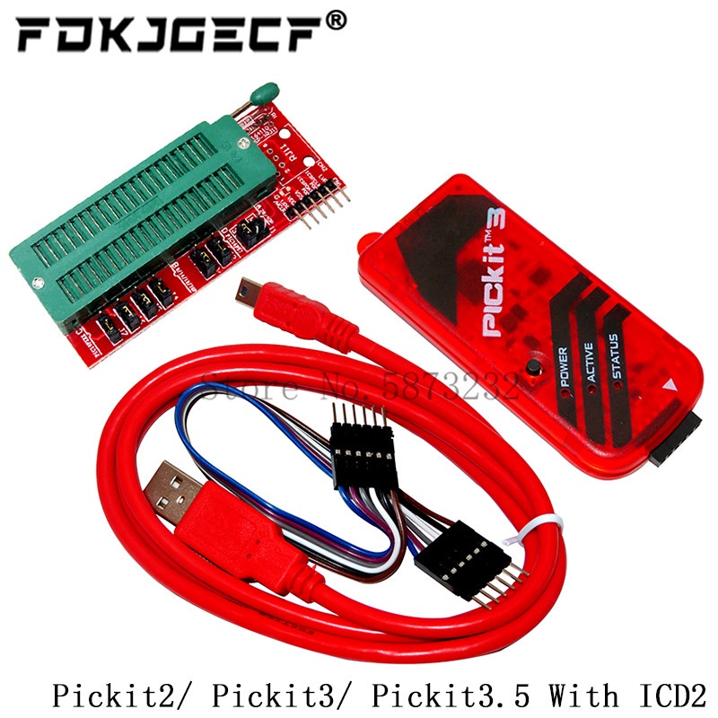 PICKit2 PICKIT3 PICKit3.5 Programmer + PIC ICD2 PICKit 2 PICKIT 3 PICKIT 3.5 Programming Adapter ...