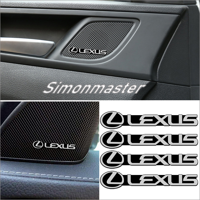 Lexus IS250 Is200 Es250 GS300 4pcs/set Modified Car Aluminum Audio ...