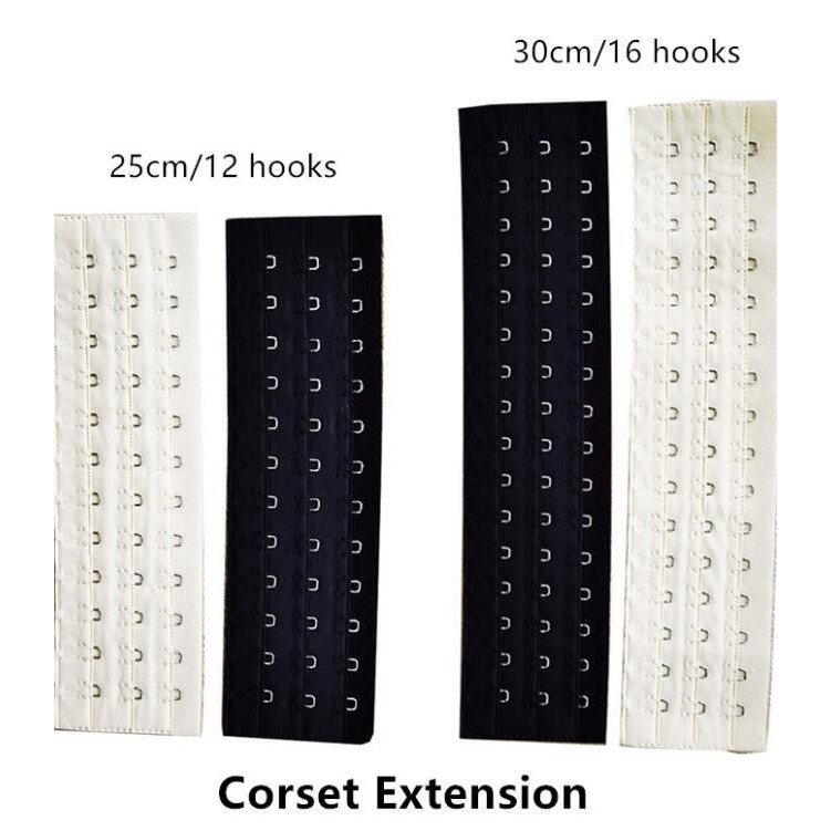 Women Latex Corset Extention Hook and Eyes Extender | Shopee Singapore
