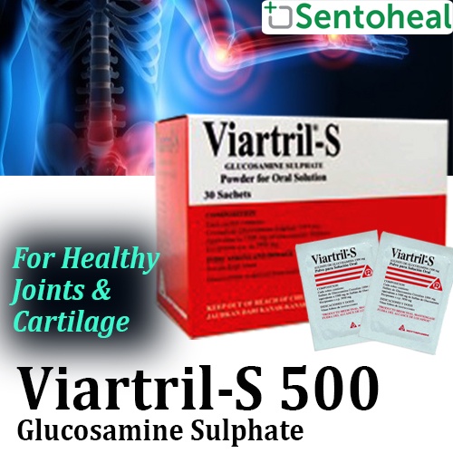 Viartril-S Glucosamine Sulphate Powder 30 sachets - Viartril S | Shopee ...