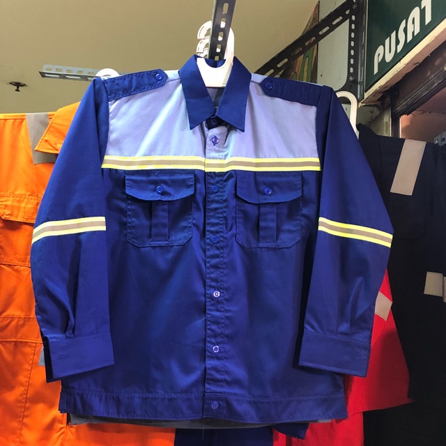 Safety Clothes Light Blue Combination Of Light Blue safety Uniform ...