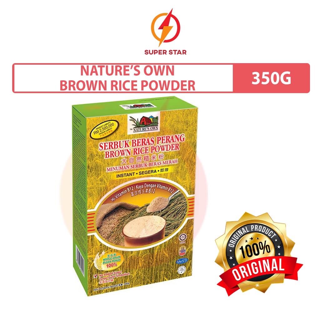 Nature’s Own Instant Brown Rice Powder 350g | Shopee Singapore