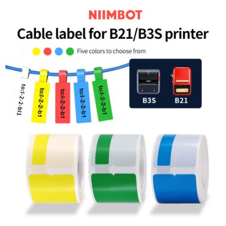 Waterproof Sitcker Label For NimBot B21/B3S Cable Label Paper ...