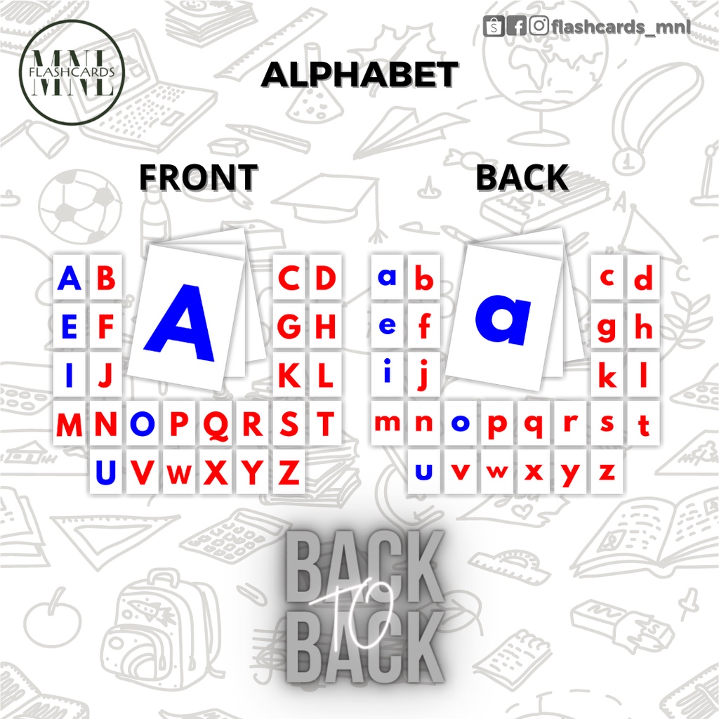 ALPHABET MONTESSORI BIG AND SMALL LETTERS BACK TO BACK CASE FULLY ...