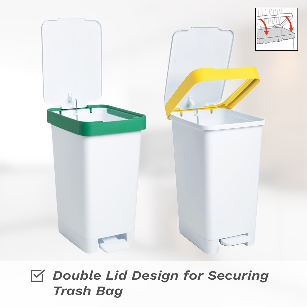 TATAY Household Slim Waste Bin / Office / Home / Kitchen / Toilet ...