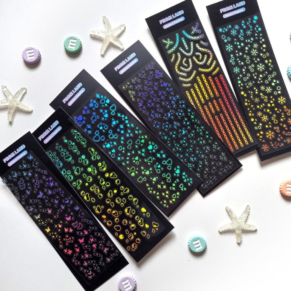 [SG INSTOCK] Hipromland Aurora Topping Korea Sticker Deco Bujo ...