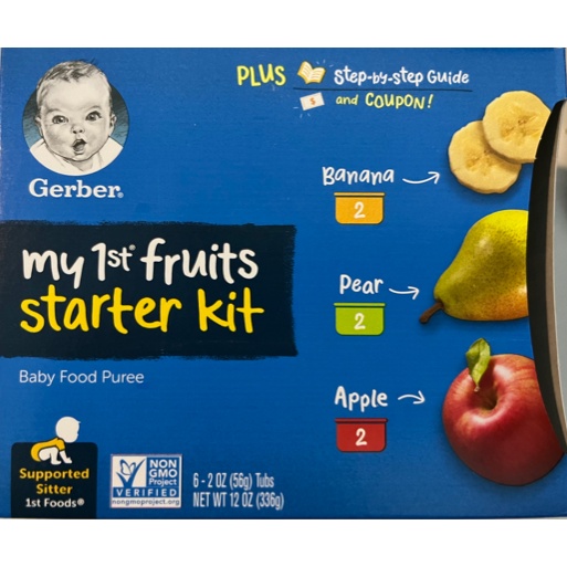 Gerber Fruits Starter Kit (4-6 months+) | Shopee Singapore