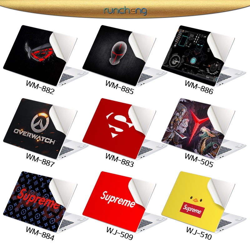 DIY Laptop Skin Laptop Sticker Cover Art Design 12/13/14/15/17 inch for ...