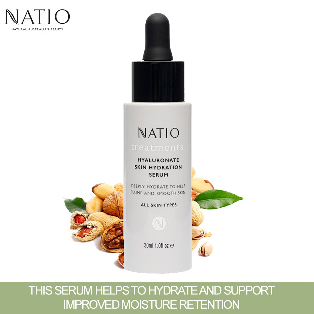 Natio Treatments Hyaluronate Skin Hydration Serum 30ml | Shopee Singapore