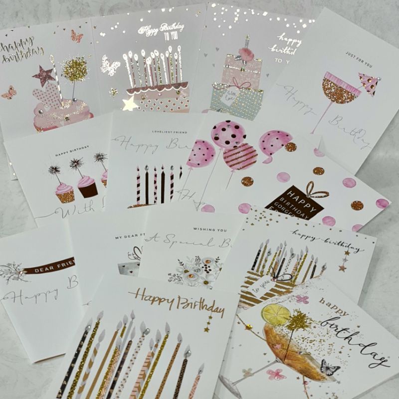 [GC 10] Greeting Card | Gift Card | Happy Birthday Card | 生日快乐 | Shopee ...