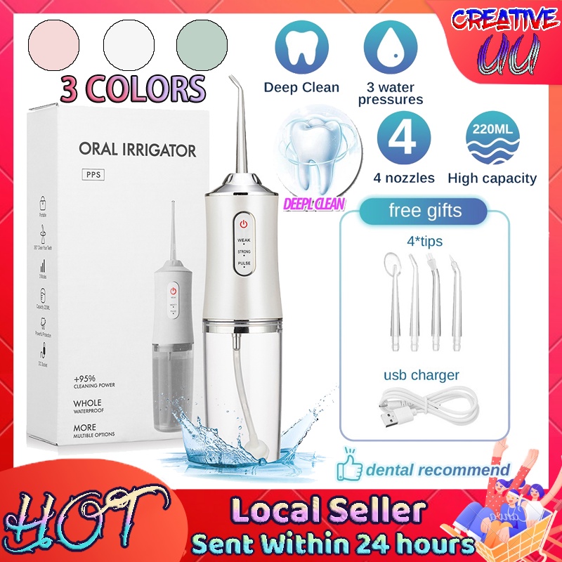 🔥【SG Ready Stock】🔥Oral irrigator Water floss Electric Tooth cleaning ...