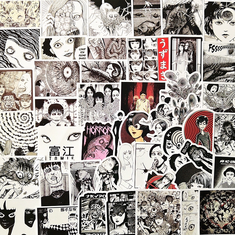 Junji Ito Classical Horror Comics Series 02 Stickers Manga Tomie ...