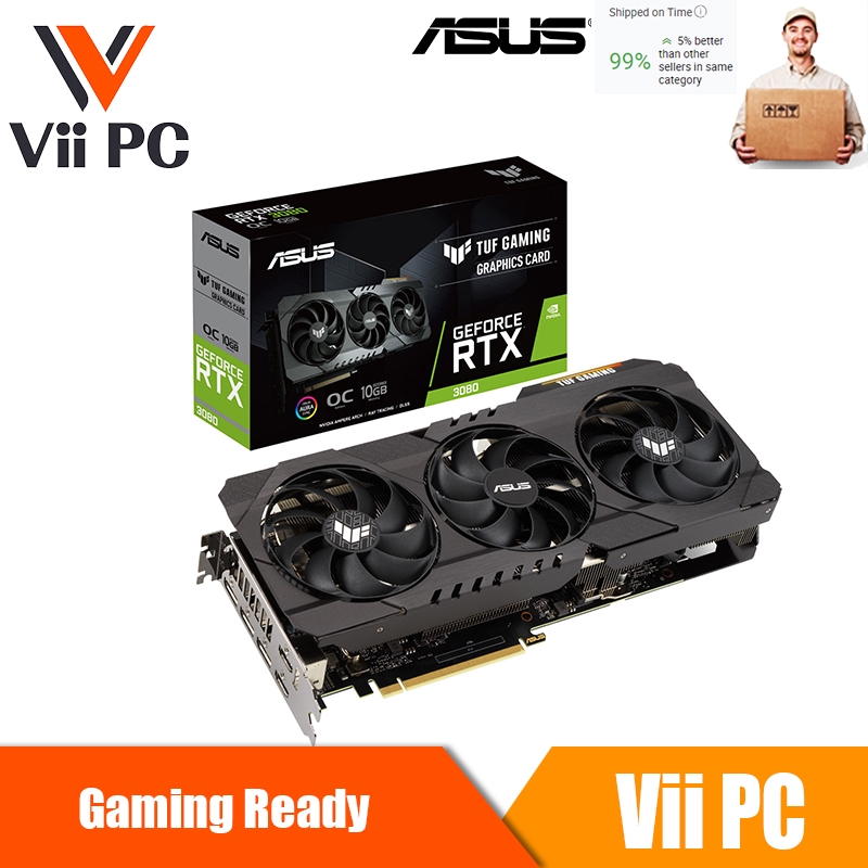 ASUS TUF Gaming NVIDIA GeForce RTX 3080 V2 OC Edition PCIe 4.0, 10GB ...