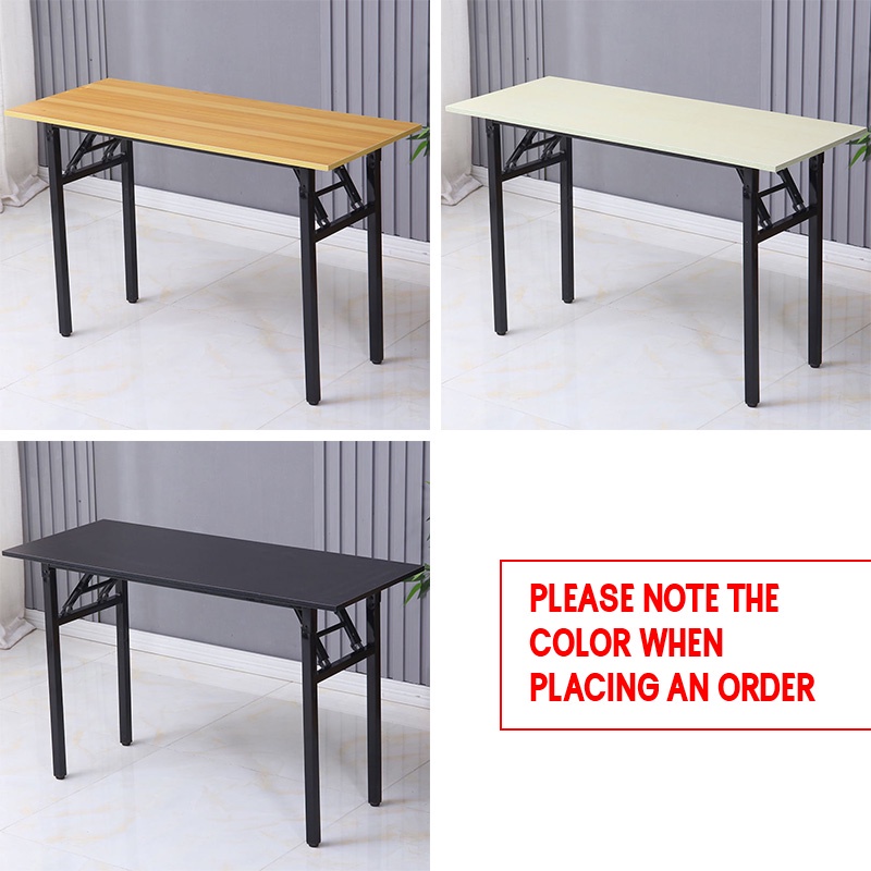 YOULITE Study Table Household Folding Tables Computer Tables Study Rectangular Tables Folding ...