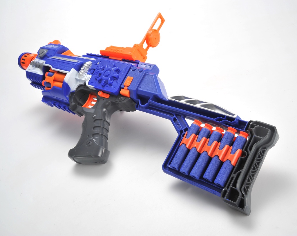 FERZ Armed Force Fighter Blaster, Includes 20 Soft Bullets, Eyeglasses ...
