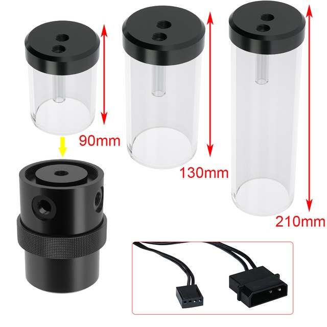 Barrow D5 PWM Pump 18W Maximum Flow Lift 4 Meters 1260L/H / D5 Combo ...