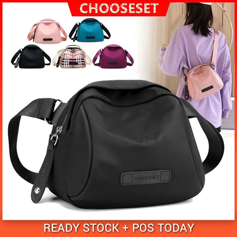 CS Women's Bags Sling Bags Nylon Small Shoulder Bag Lady Fashion Lady ...