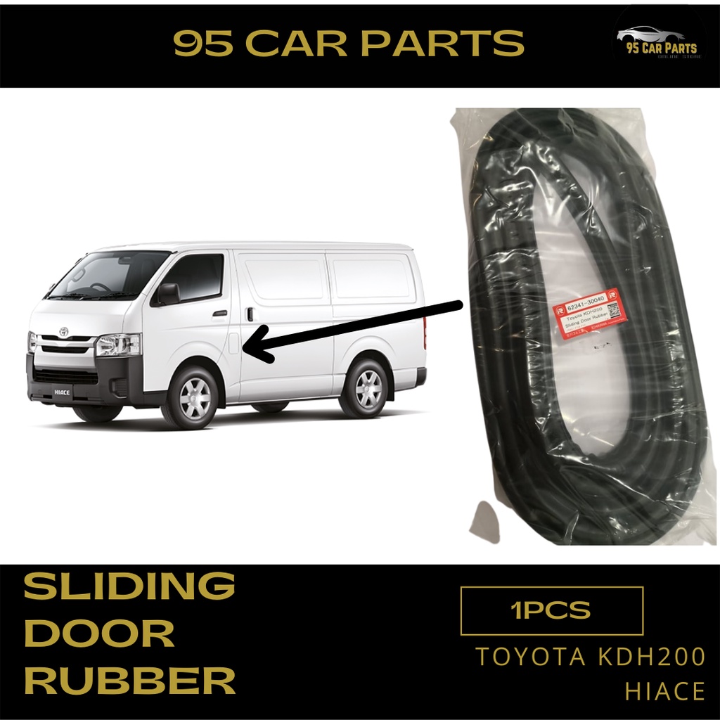 Toyota KDH200 Hiace Van (Low / High Roof) Sliding Door / Rear Bonnet Rubber (ICHIKAWA) Sliding ...