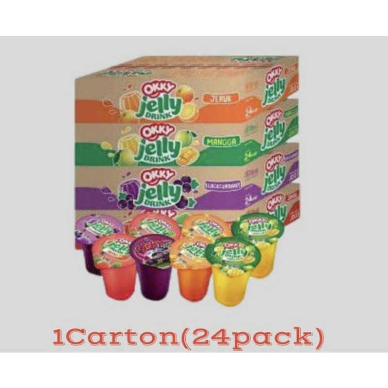 okky jelly drink 150ml (per carton) 24pcs | Shopee Singapore