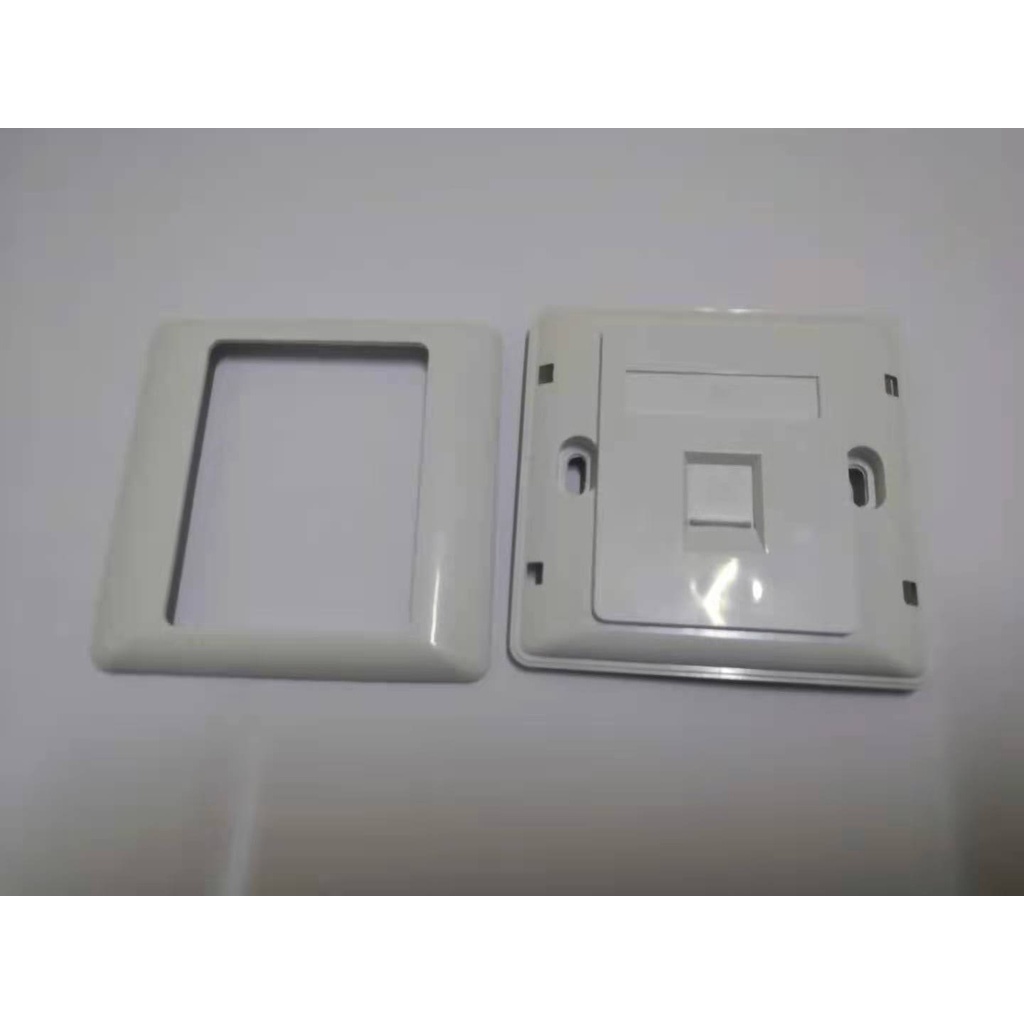 Single Port Network Module Panel Telephone Module Panel Wall Faceplate ...