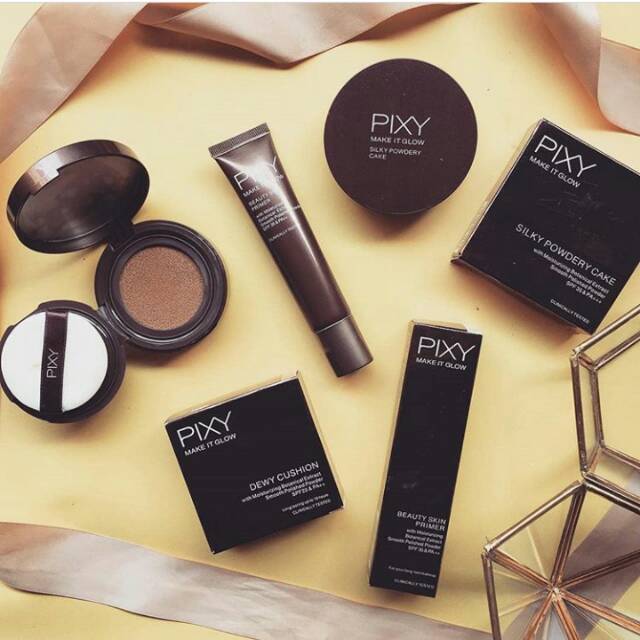 !! PIXY MIG Package ( PRIMER+ CUSHION+POWDERY CAKE) | Shopee Singapore