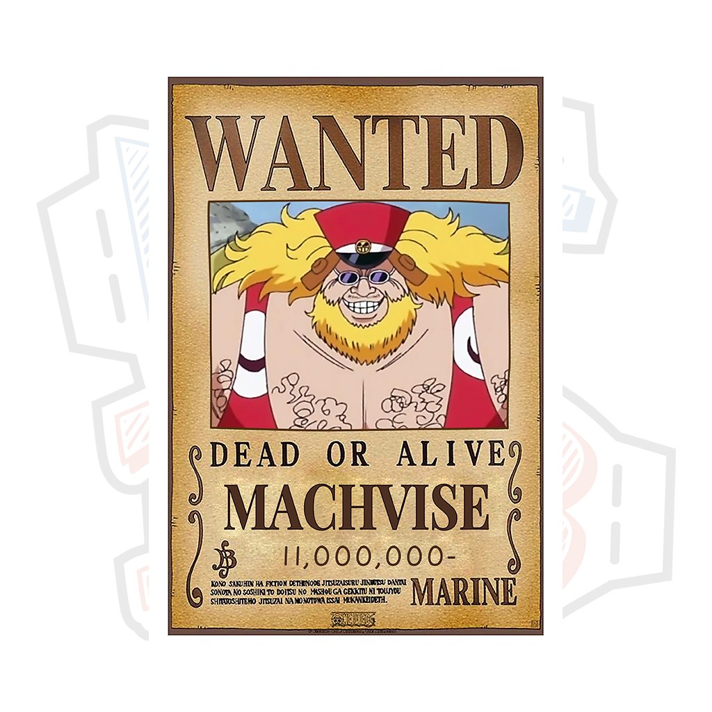 Machvise Wanted Poster - One Piece | Shopee Singapore