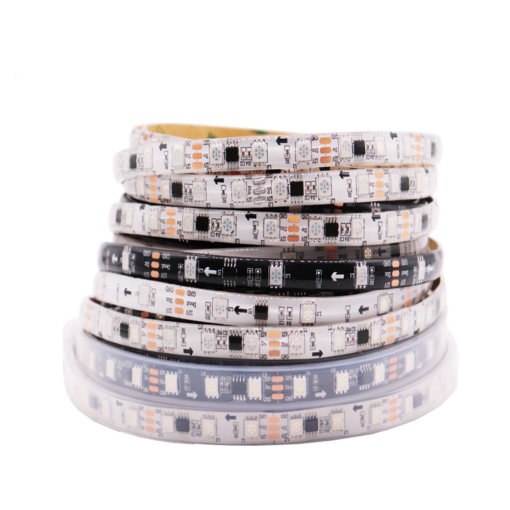 Led strip WS2811 RGB Led Strip Light Addressable 30/48/60Leds/m Led ...
