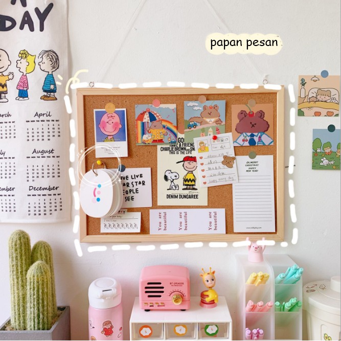 Cork Board / Message Board / Vision Board / Room Mading / Pin Board ...