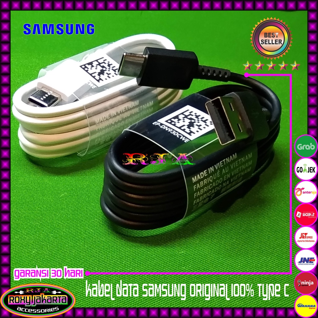 Data Cable Samsung Galaxy Tab A7 Lite Tab A8 Type C 100% Original ...