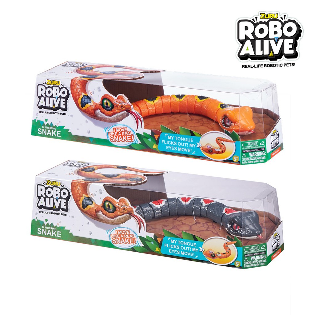 Robo Alive Slithering Snake Series 2 Battery-Powered Robotic Toy by ...