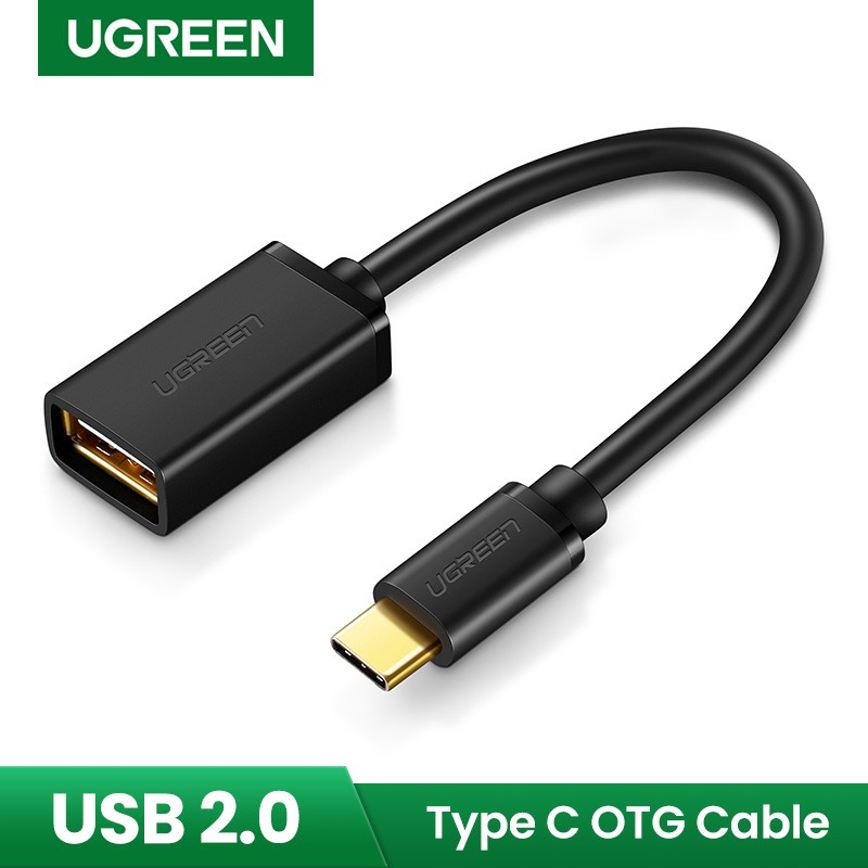 UGREEN USB C OTG Cable Type C to USB 2.0 Adapter 13cm | Shopee Singapore