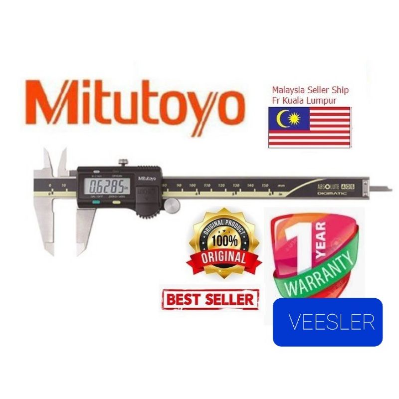 ONE YEAR WARRANTY MITUTOYO DIGITAL CALIPER 1 YEAR WARRANTY | Shopee ...