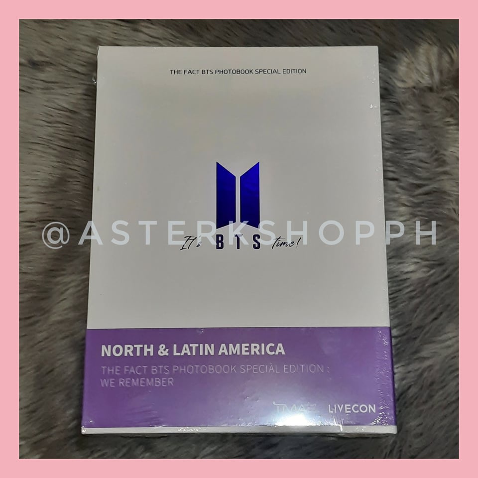 BTS The Fact Photobook Special Edition: We Remember - Limited Edition, Exclusive Contents, K-pop ...