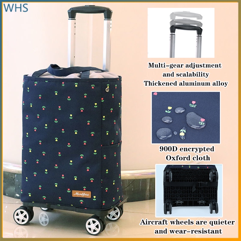 Shopping cart ultra-light portable grocery shopping cart middle-aged ...