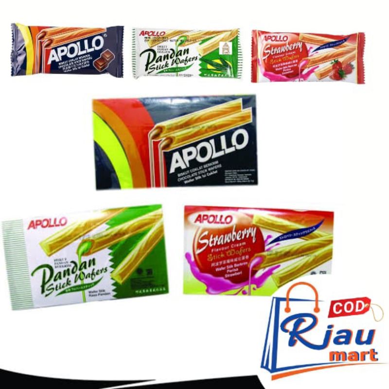 Apollo stick wafer 264g contains 24 pcs | Shopee Singapore