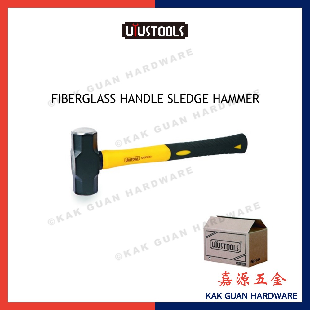 UYUSTOOLS COF004 4LB FIBERGLASS HANDLE SLEDGE HAMMER | Shopee Singapore