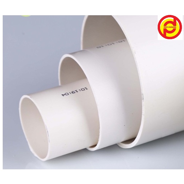 UPVC Pipe x 1 meter / Paip Air Plastik Putih UPVC | Shopee Singapore