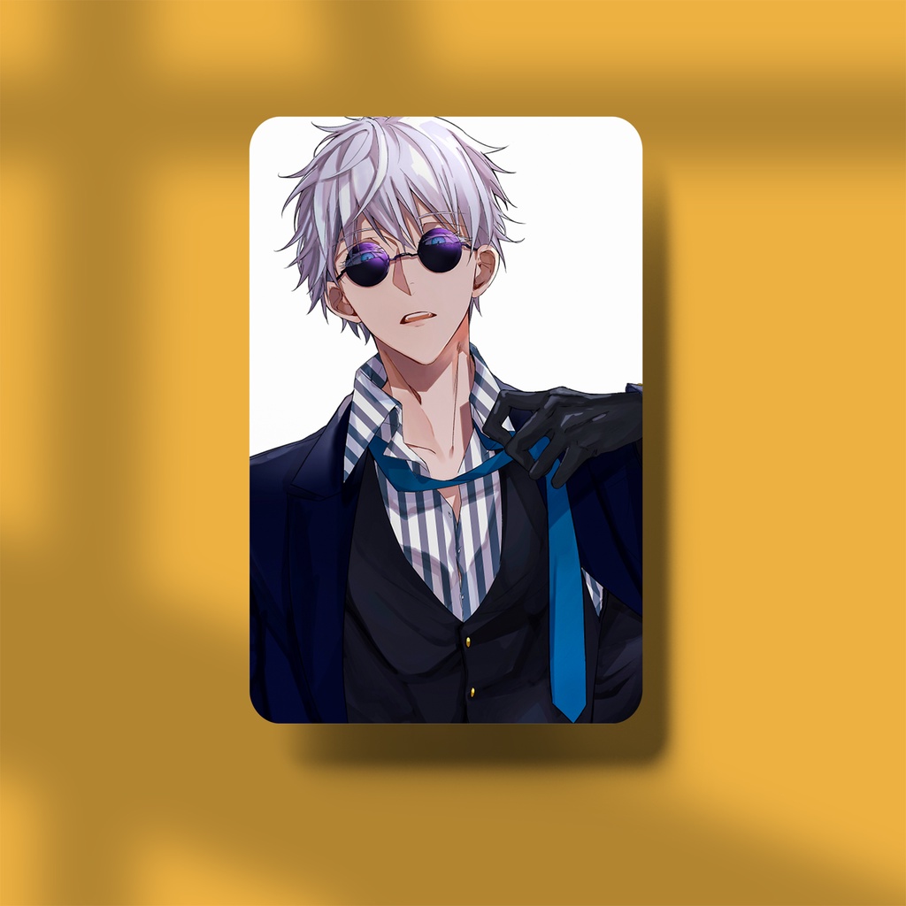[ PHOTOCARD ] Gojo Satoru Jujutsu Kaisen Anime Corner Card - Cardboard ...