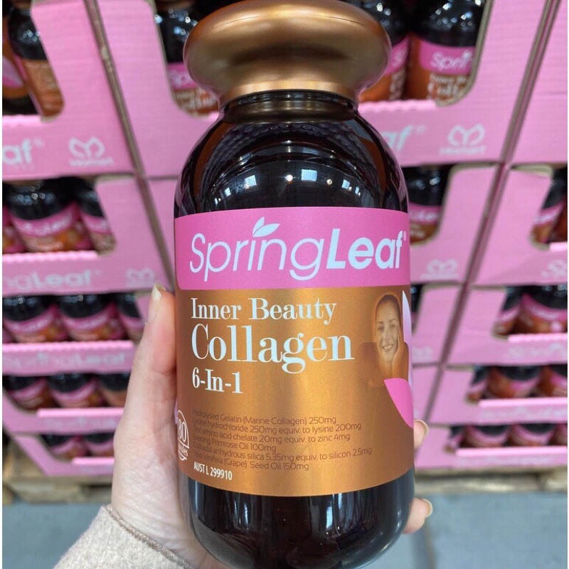 Spring Leaf Inner Beauty 6 in 1 Collagen Pill from Australia | Shopee ...