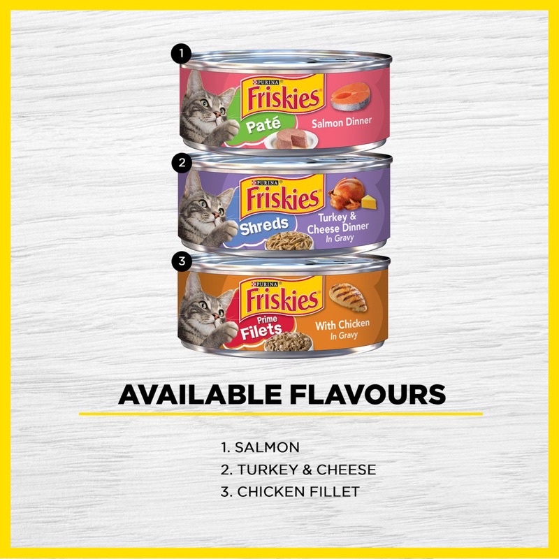 {Bundle of 12/24} Friskies Cat Canned Food 156g | Shopee Singapore