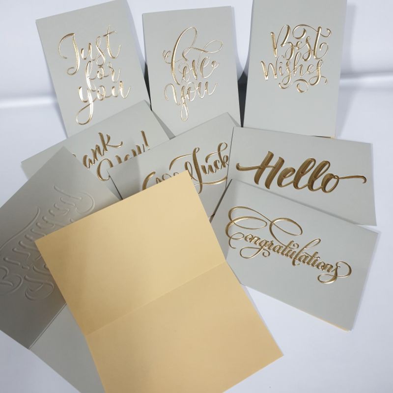 Greeting Card/ Gift Card, Just For You/ Love You/ Best Wishes/ Happy ...