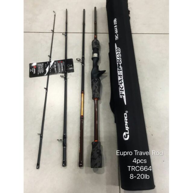 Eupro Travel 4 peice Fishing Rod | Shopee Singapore