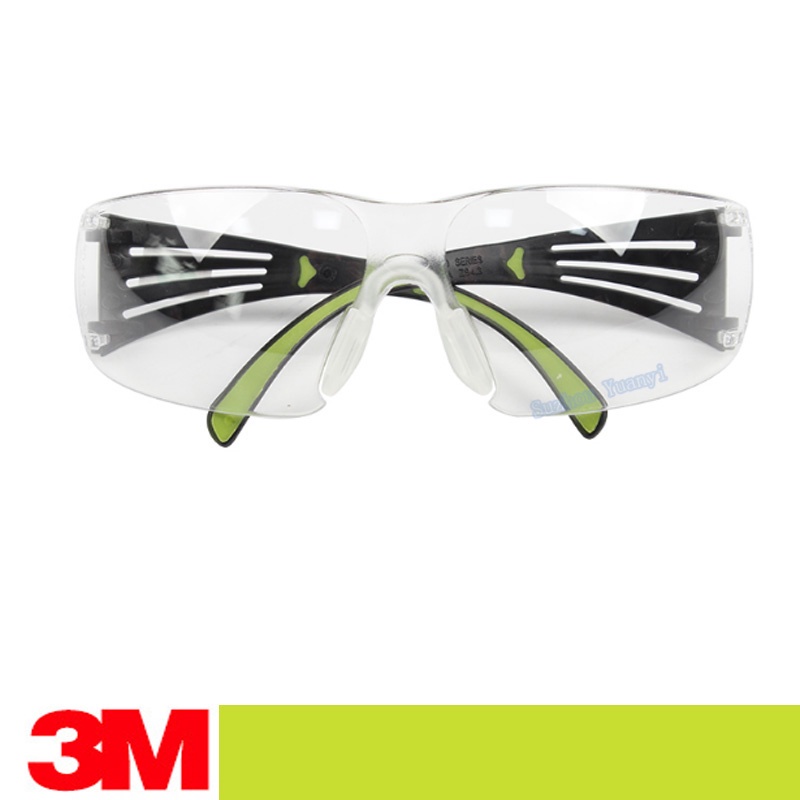 3M SF401AF Securefit™ Safety Glasses With Black Frame And Clear Anti ...