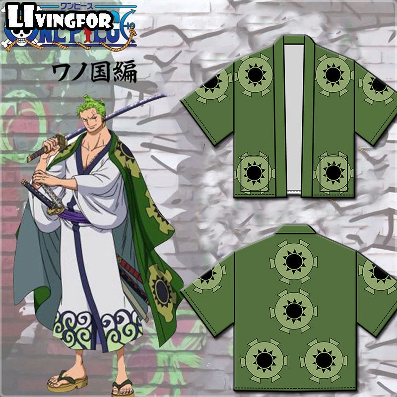 One Piece Wano Kingdom Sauron Shiro Haori Kimono Japanese Style cosplay ...