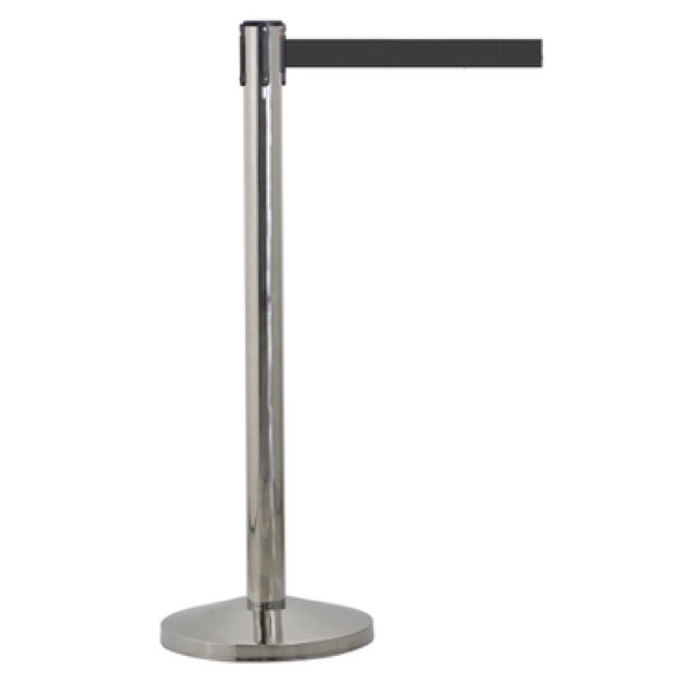 Queue Up Stand Stanchion Post / Wall Mounted Belt Stainless Steel Red ...