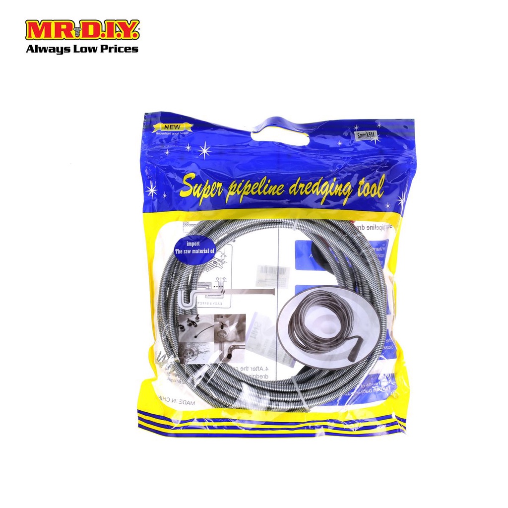 MR.DIY Super Pipeline Dredging Tool (8mm x 5m) | Shopee Singapore