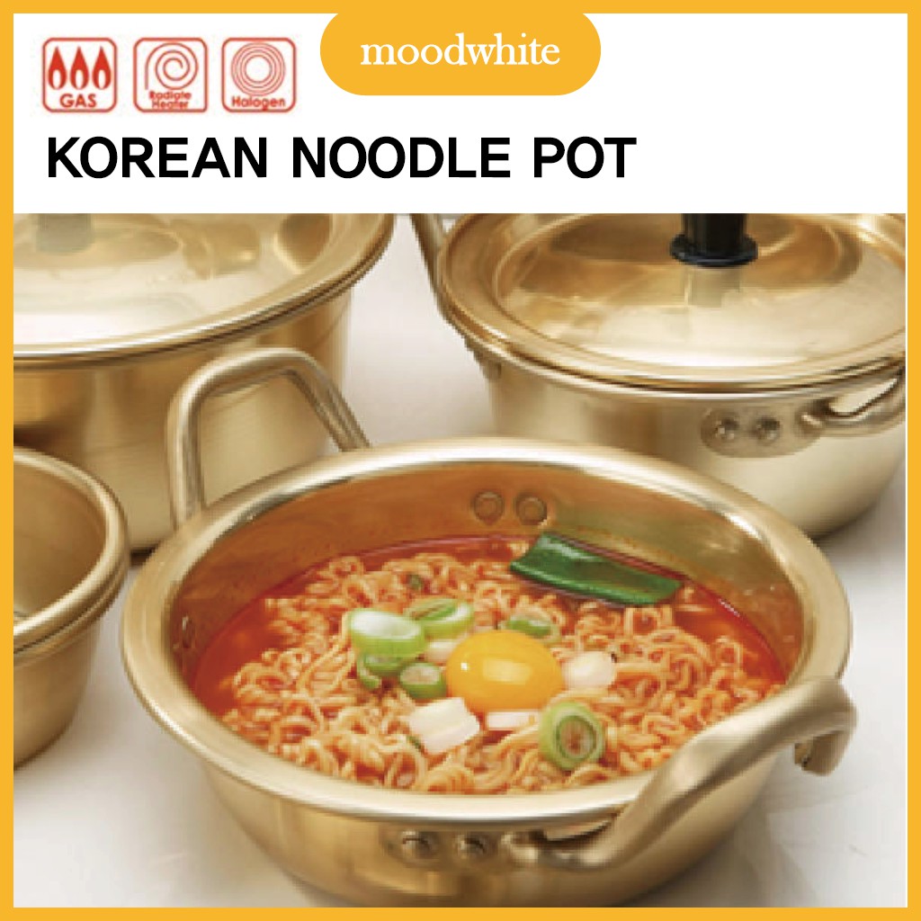 KOREAN Noodle Ramen Ramyun Pot Nickel Silver Pot | Shopee Singapore