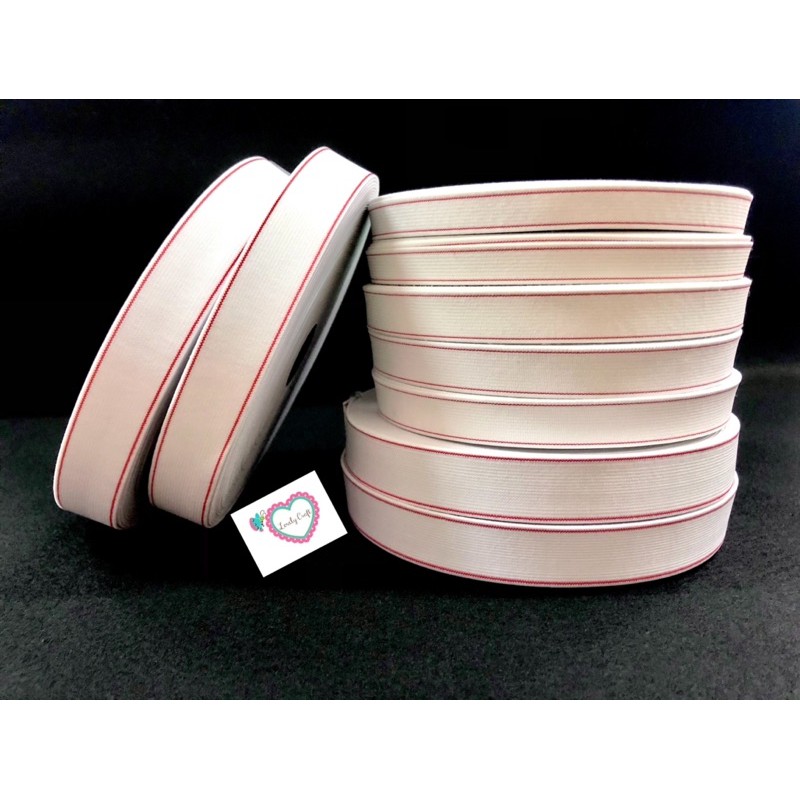 Quality White Elastic Band/Pant Elastic Band/Getah Kain/Getah Seluar ...