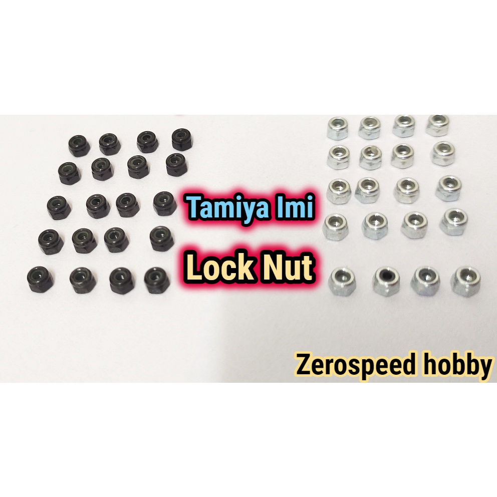 Tamiya Mini 4WD Imi screw nut / Lock nut【4mm】 | Shopee Singapore